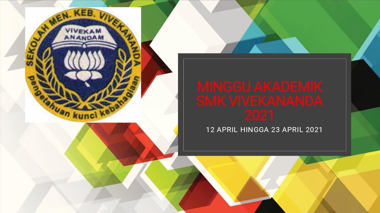 Perasmian Minggu Akademik SMK Vivekananda 2021 - YouTube