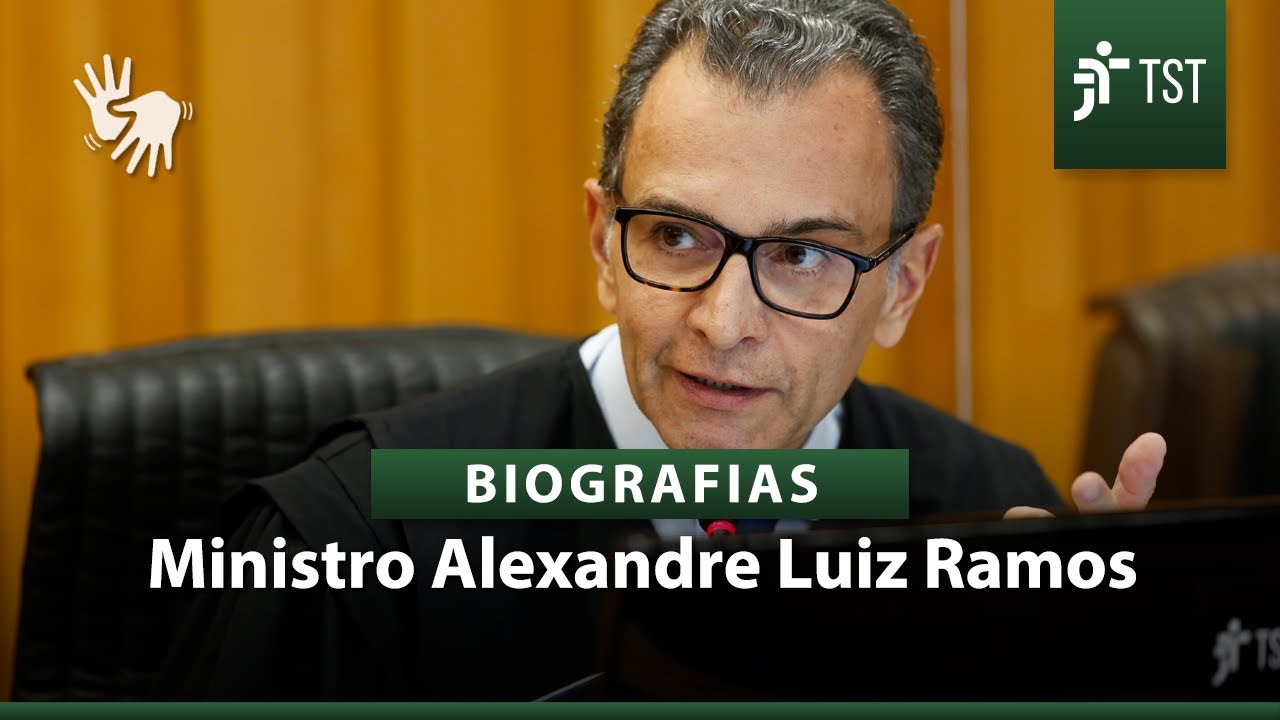 Biografia | Ministro Alexandre Luiz Ramos - YouTube