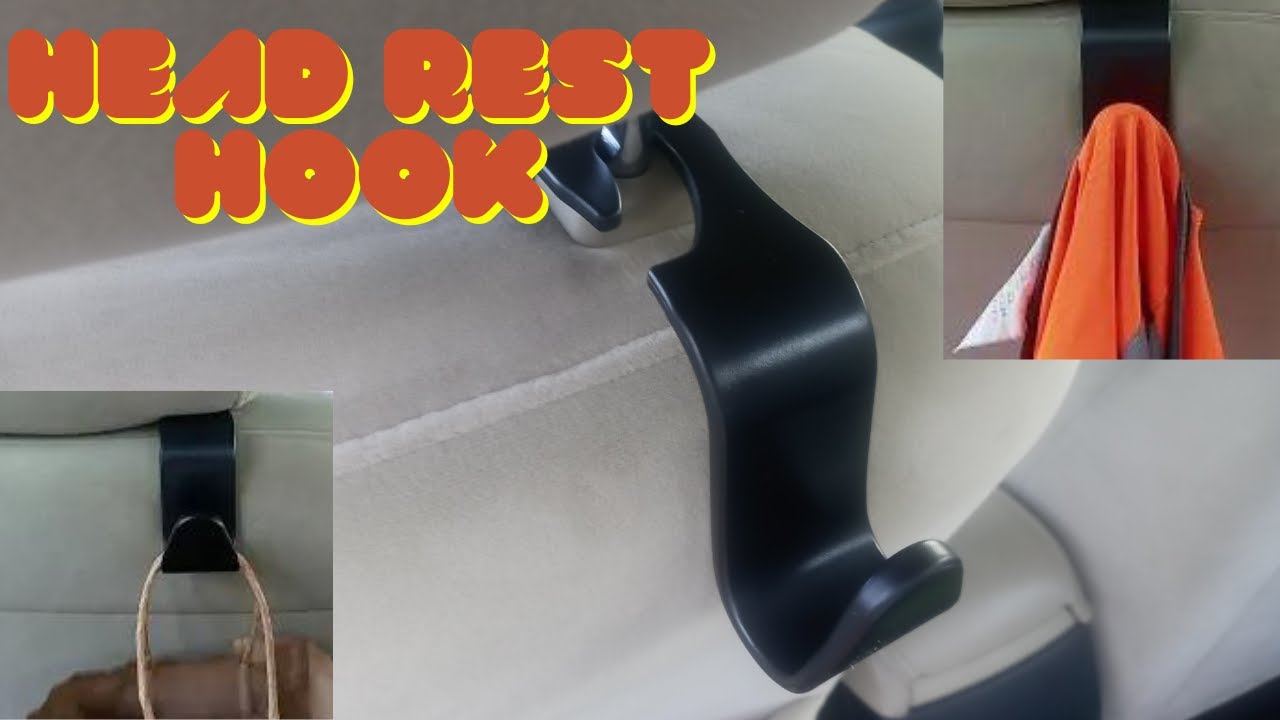 Hook!!! #headresthook How do i use head rest hook to get more space in ...