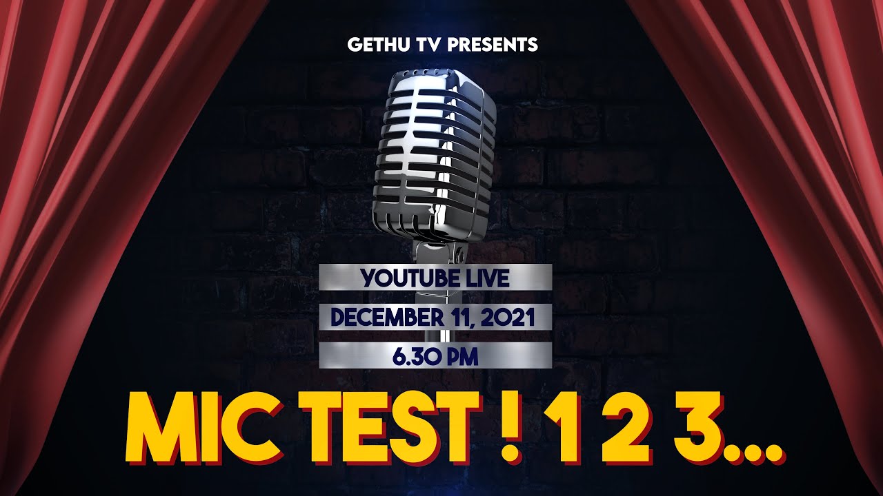 MIC TEST 123 Promo | Virtual Live Event - YouTube