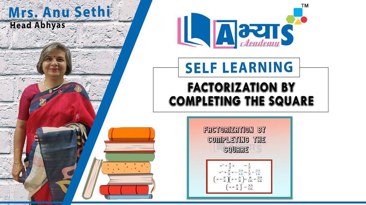 Factorization By Completing The Square Youtube 2851
