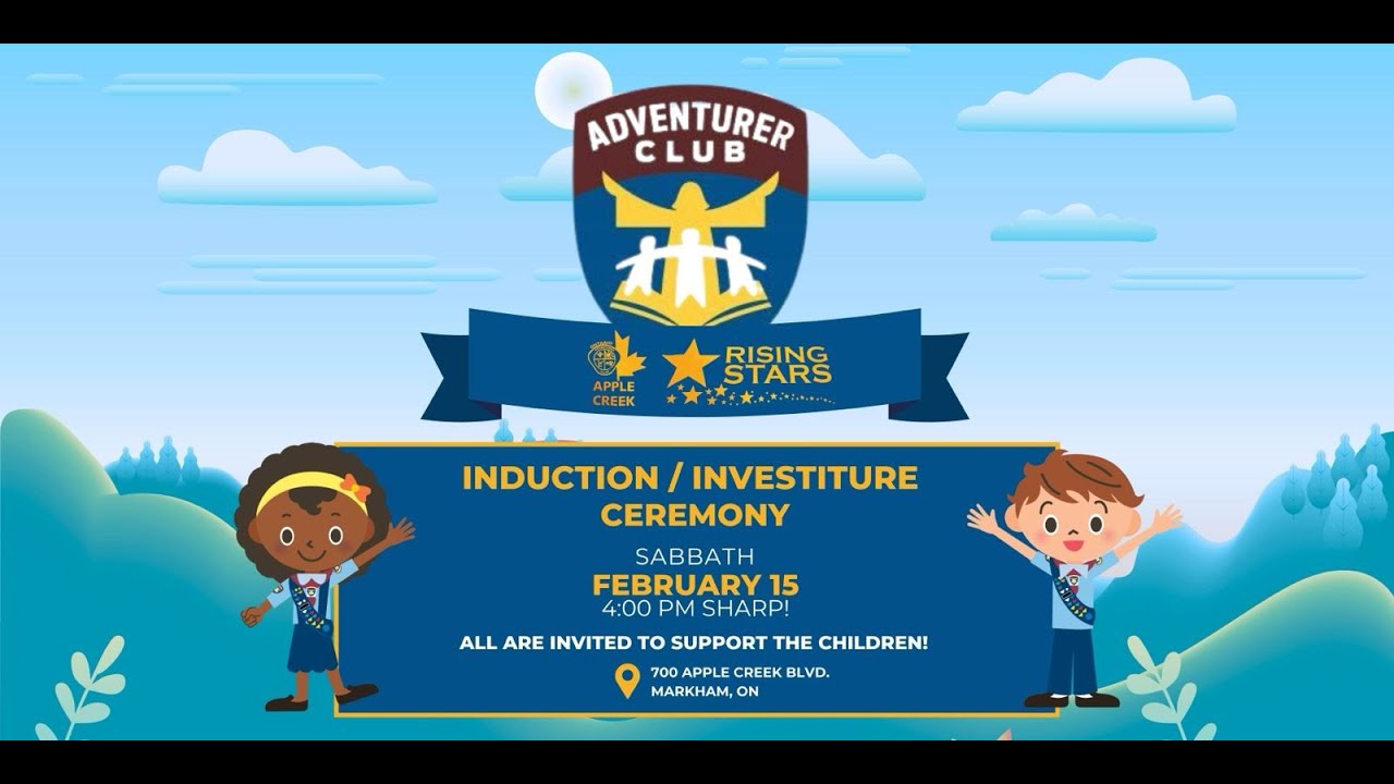 Apple Creek SDA Church - Adventurer Induction/Investiture Ceremony ...