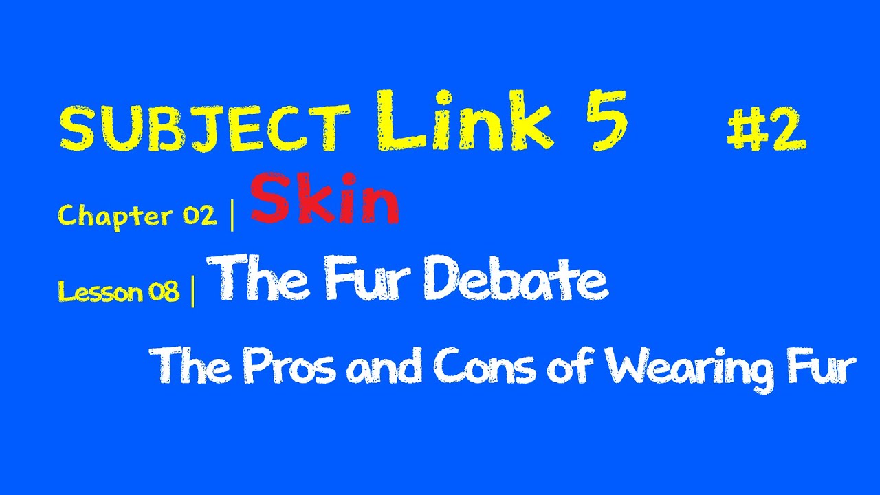 SUBJECT Link 5 Lesson 8 (2) - YouTube