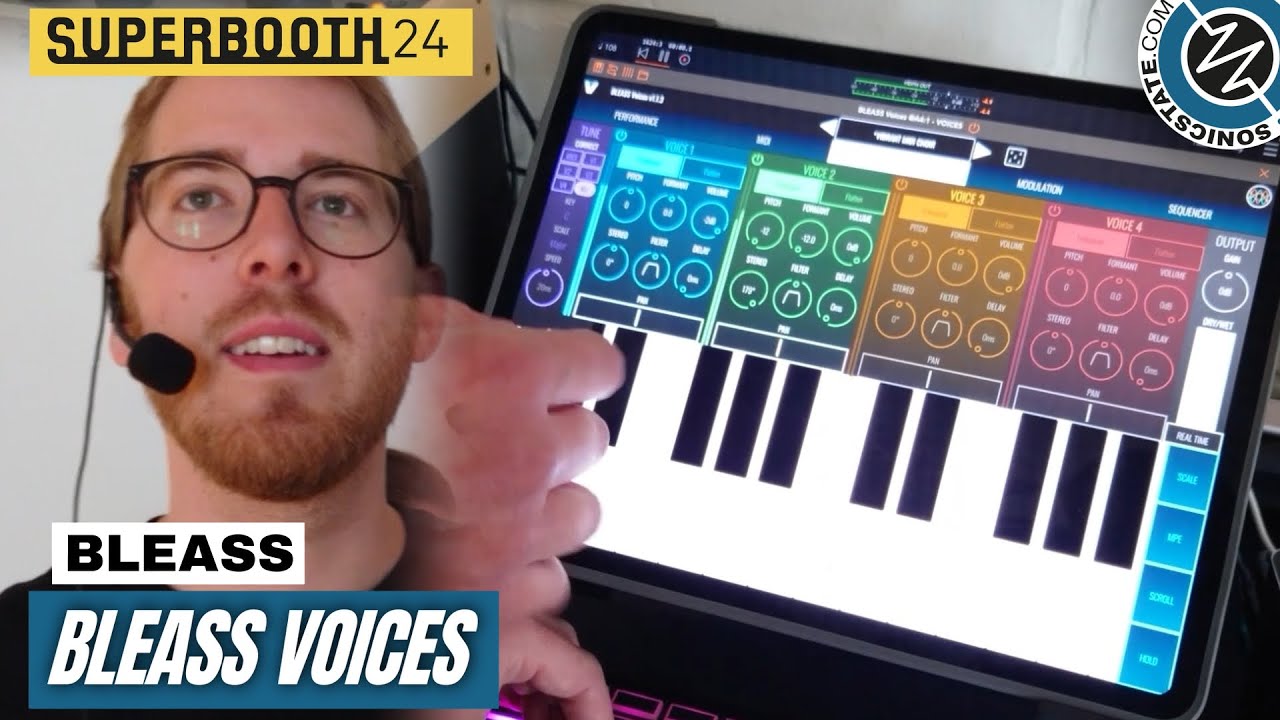 SUPERBOOTH 2024: Bleass - Bleass Voices Vocal Harmonizer - YouTube