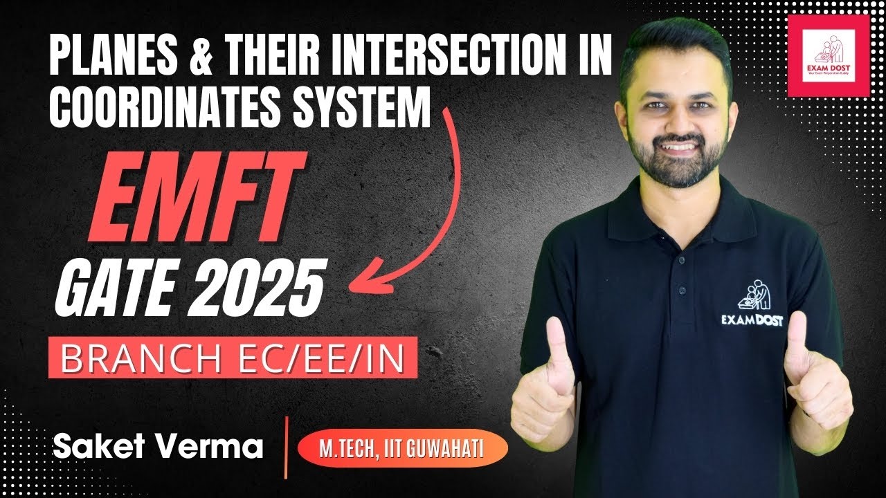 Planes & their Intersection in coordinates system | EMFT | GATE 2025 ...