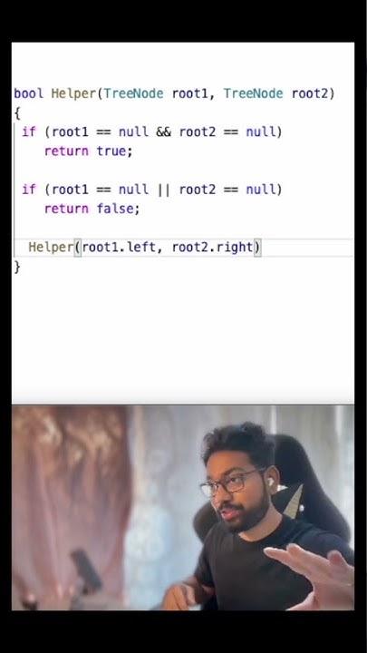 Leetcode 951 - Faster Solution with 0 ms - Flip Equivalent Binary Tree - YouTube