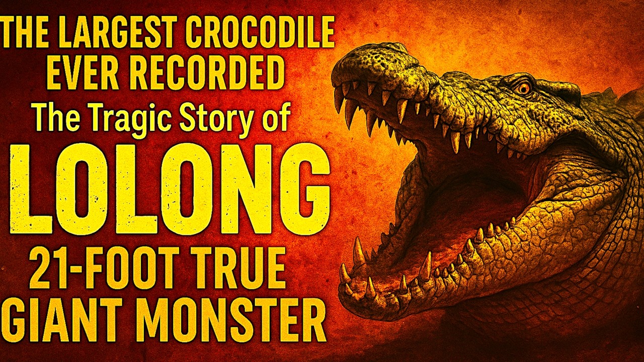 The Largest Crocodile Ever Recorded – The Tragic Story of Lolong - YouTube