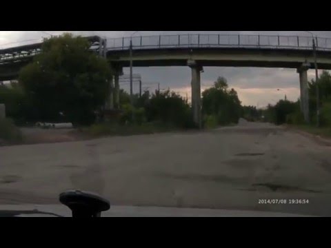 Тест видеорегистратора Supra SCR - 555 по дорогам Калуги 2
