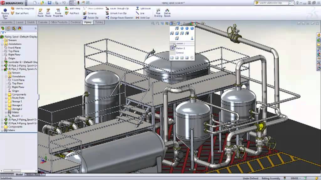 Routing - SolidWorks - Anglais - YouTube