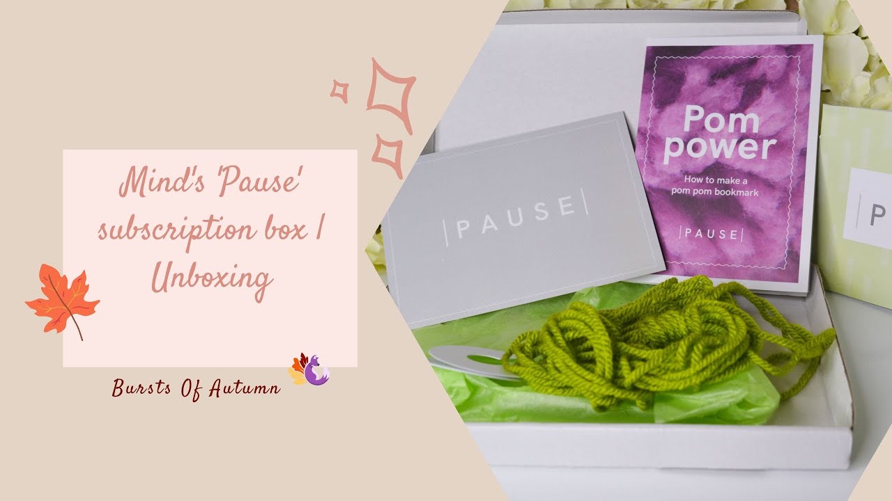 Mind's 'Pause' subscription box | Unboxing - YouTube