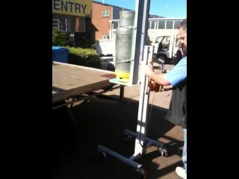 Gas Cylinder Bottle Lifter - YouTube