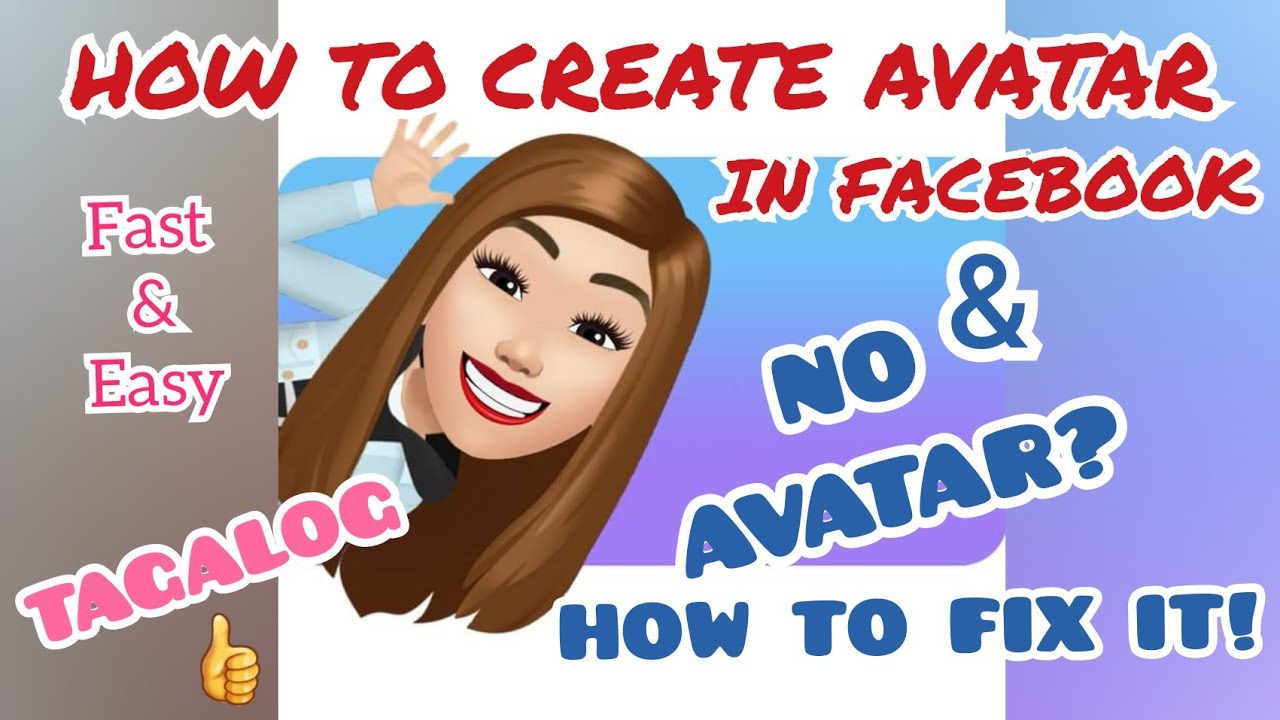 HOW TO CREATE AVATAR IN FACEBOOK | NO AVATAR | HOW TO FIX IT - YouTube
