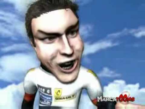 Marcatoons Alonso-Hamilton (14/10/08) - YouTube