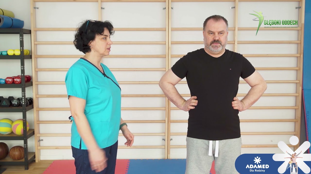 Ćwiczenia oddechowe - prawidłowy tor oddychania. Rehabilitacja ...