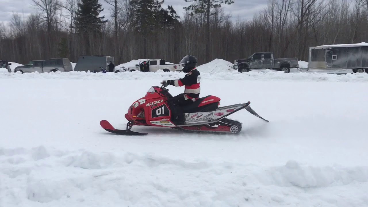 Awesome Snowmobile DRAG RACES!!! - YouTube