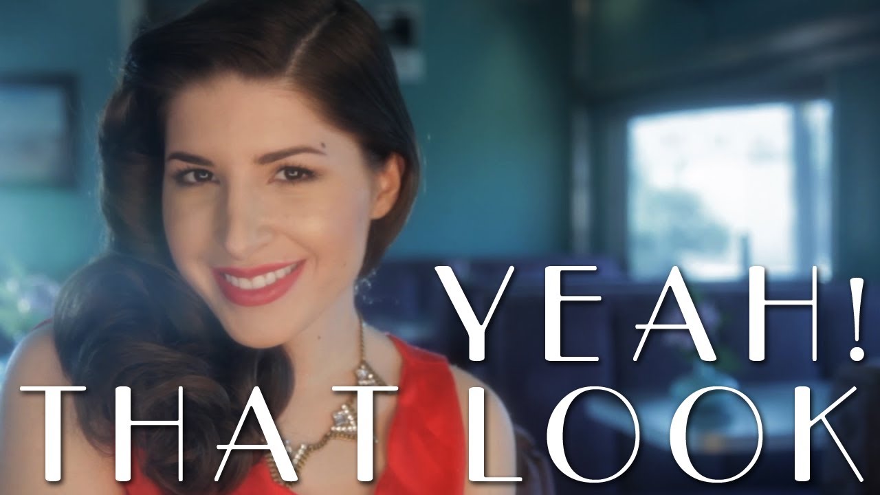 Vintage Makeup Look Tutorial - YouTube