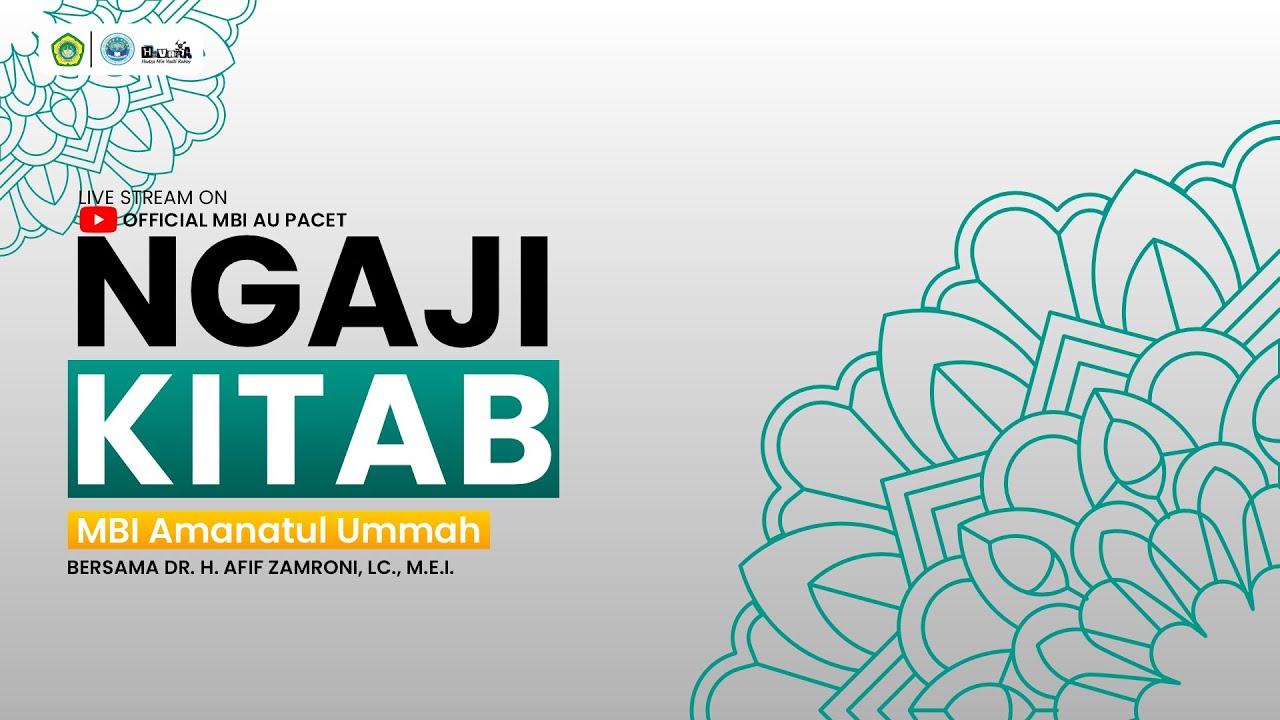 PENGAJIAN KITAB GUS AFIF | LIVE AT MBI AMANATUL UMMAH PACET - YouTube