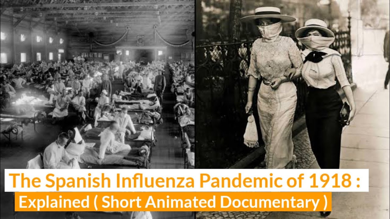 The Spanish Influenza Pandemic of 1918 : Explained ( Short Animated ...