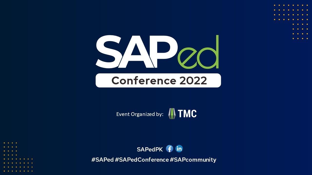 SAPed Conference 2022 - Lahore Highlights - YouTube