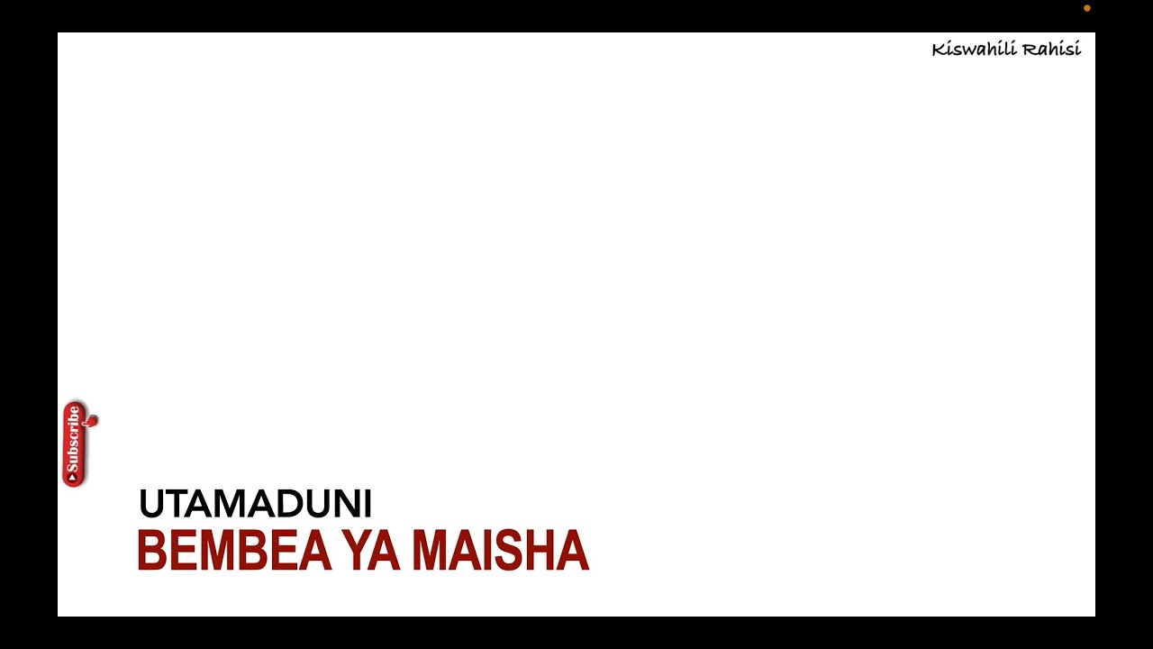 bembea ya maisha utamaduni | utamaduni | maudhui ya utamaduni - YouTube