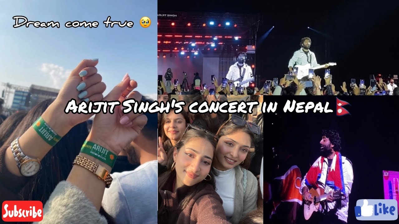 Arijit Singh's concert in Nepal 😍 | Magical Night | Sushma Paudel ...