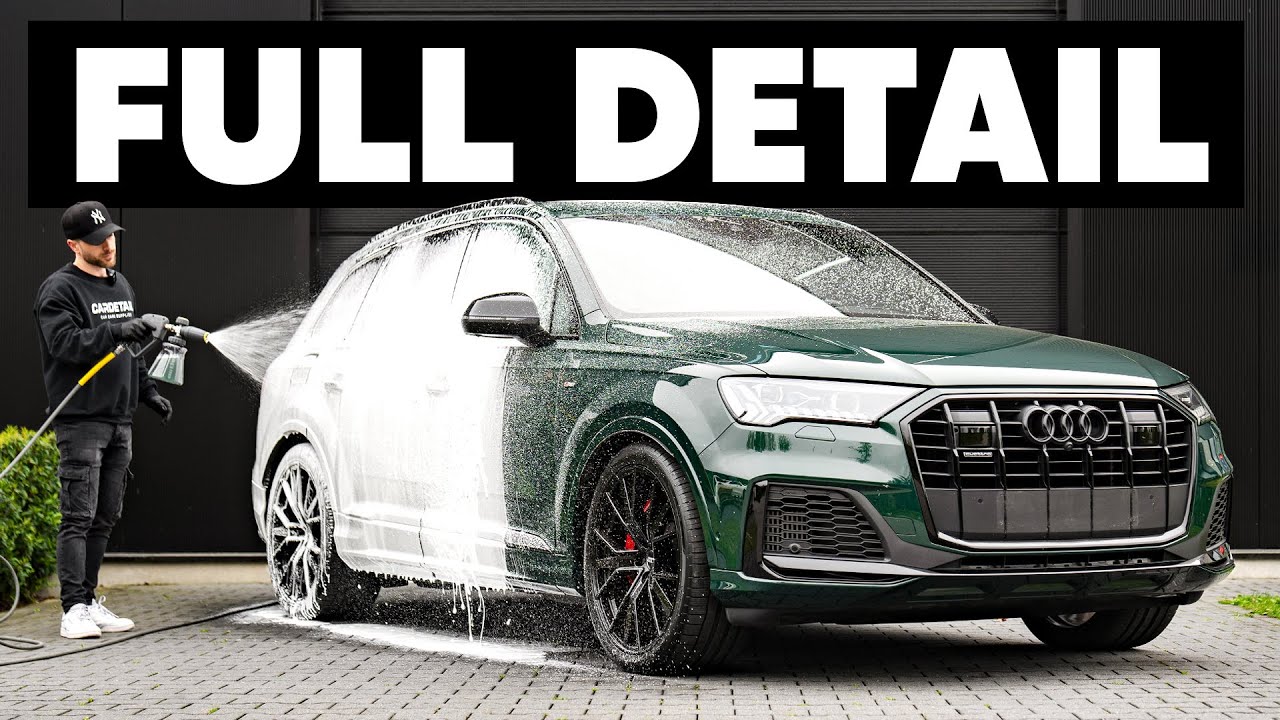 Audi Q7 Full Detail - Wash, Polish & Ceramic Coating - YouTube
