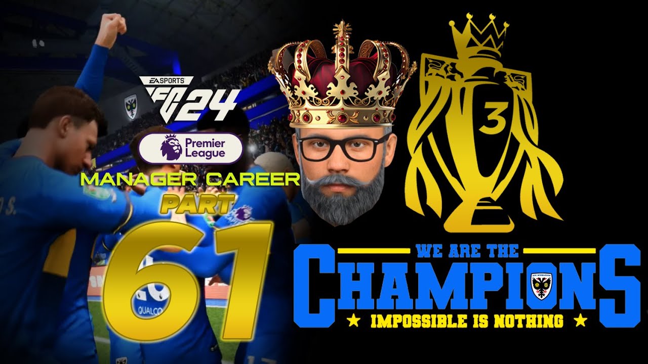 Hat Trick H3RO Premier League Champions - (Manager Career) - YouTube
