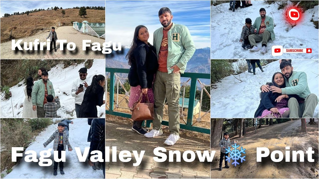 Kufri to Fagu Valley in Winter Snowfall, Shimla || Snow Point | Perfect ...