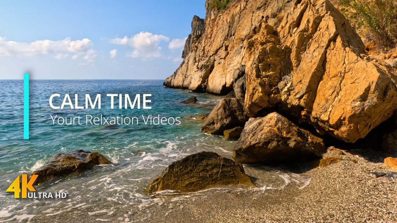 Calm Time: Sea Waves and Relaxation Music in 4K for Inner Peace ...