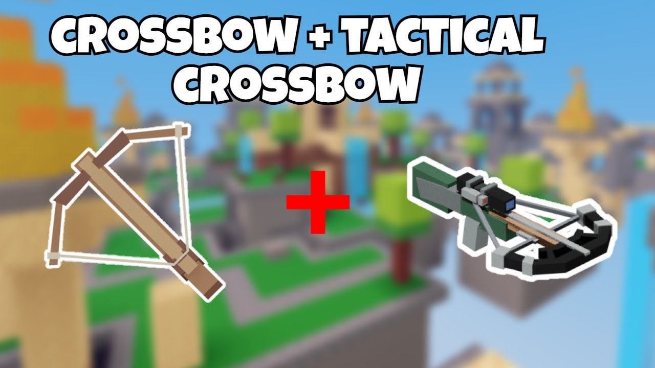 Tactical Crossbow + Crossbow in Skywars... (Roblox Bedwars) - YouTube