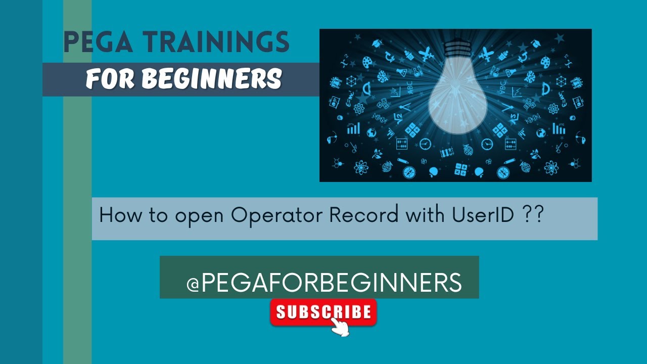 How to open Operator Record with UserID ?? - Ep 17 - YouTube