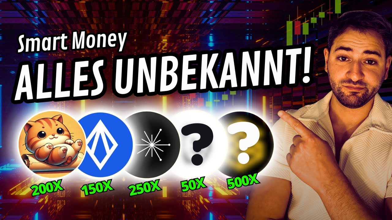 💸Unbekannte 100X Smart Money Projekte! | NICHT VERPASSEN! - YouTube