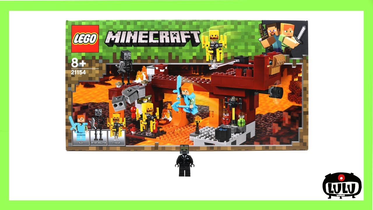 LEGO MINECRAFT: The Blaze Bridge ! - Minecraft 21154 - Skeleton Build ...