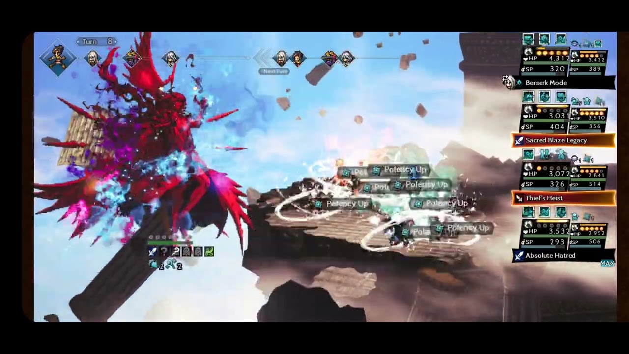 Octopath Traveler COTC: Bestower of All Chapter VIII Boss Saint ...