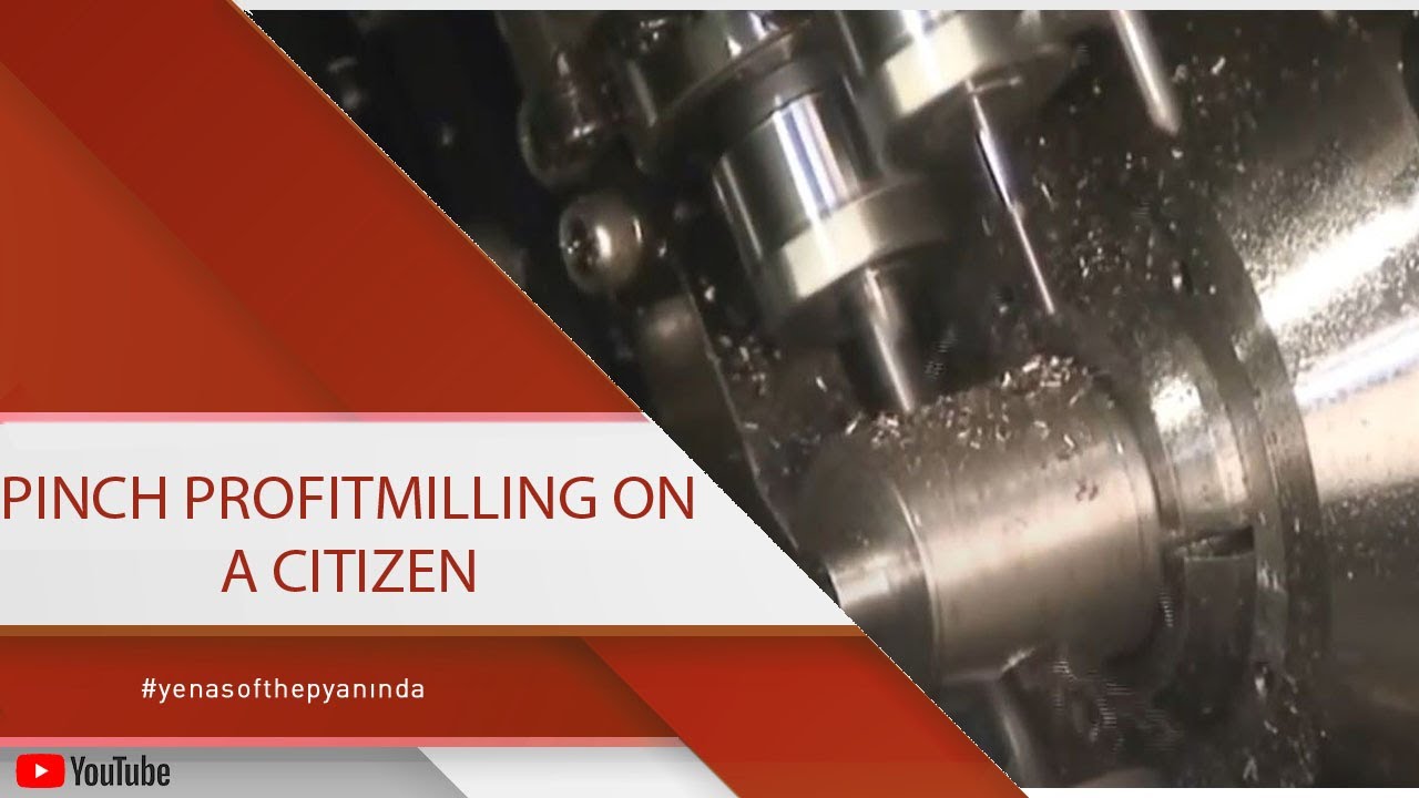 ESPRIT | Pinch ProfitMilling on a Citizen - YouTube