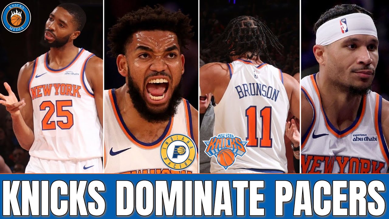 Knicks DOMINATE Pacers In Home Opener | Starting 5 Looks ELITE 🔥 👀 ...