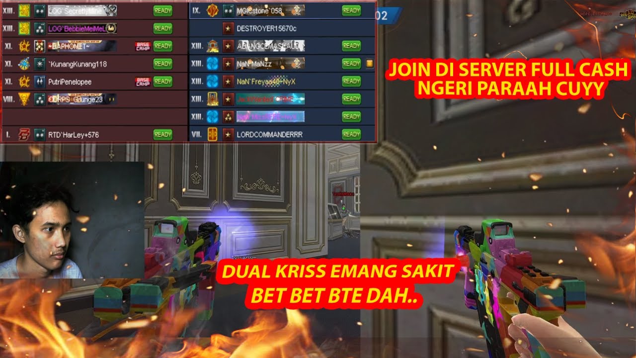 DUAL KRIS EMANG SAKIT PARAH!! AUTO RATA CUYY!! // Gameplay Point Blank ...