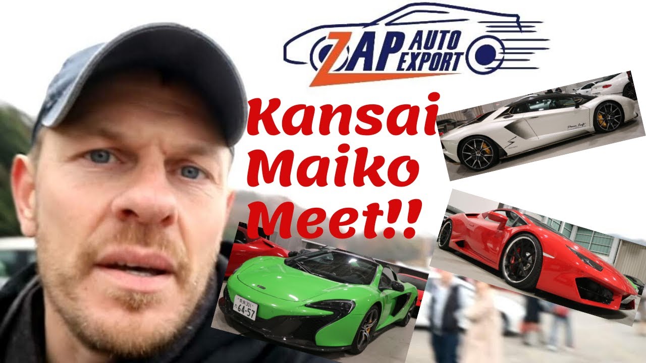 Kansai Maiko car meet supercars everywhere!! - YouTube