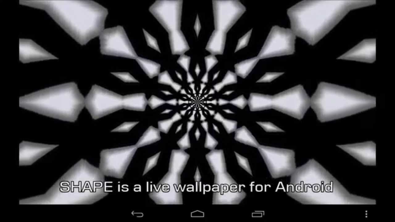 SHAPE Live Wallpaper for Android - YouTube