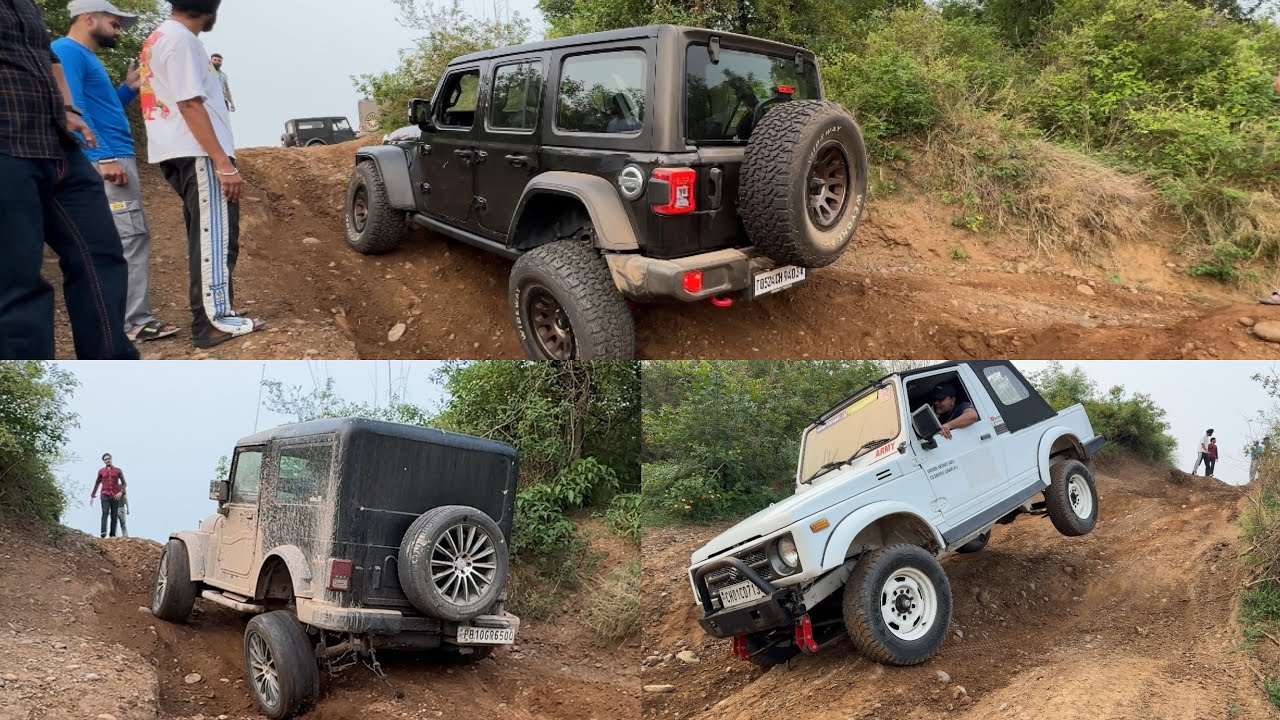 Pakke off road wale | jeep rubicon ,thar,gypsy,| mullanpur track | new ...