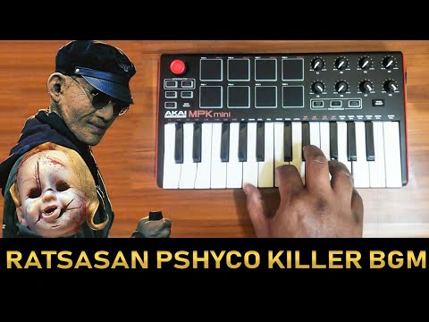 Ratsasan Best Psycho Killer Scary Theme | Cover By Raj Bharath |#Rakshasudu | #Christoper | Ghibran