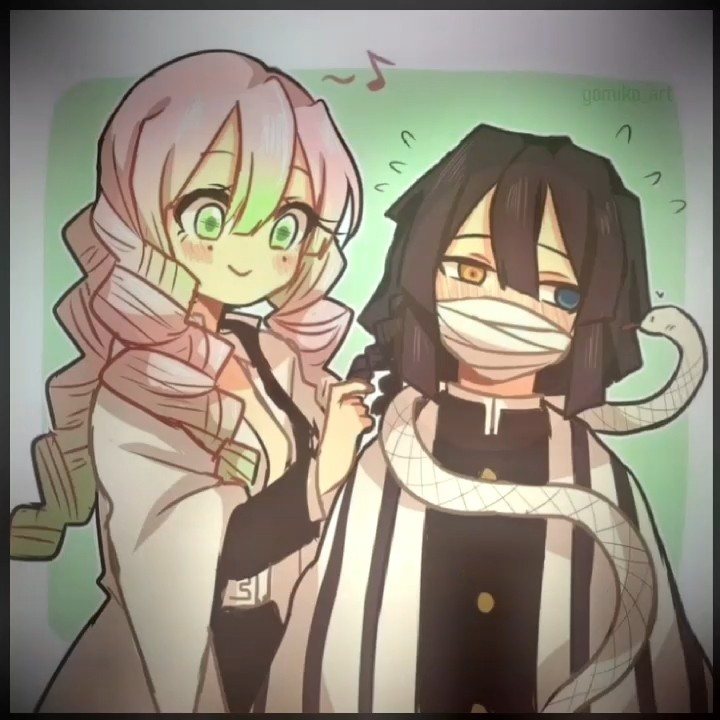 Mitsuri and obanai genderbend||Demon slayer|| #mitsurikanroji #obanai ...