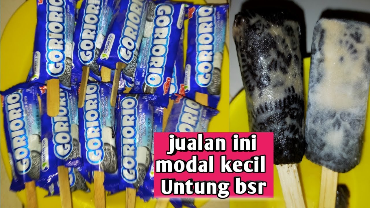 Es cream stik goriorio enak murah dan mudah || Oreo stik es krim - YouTube