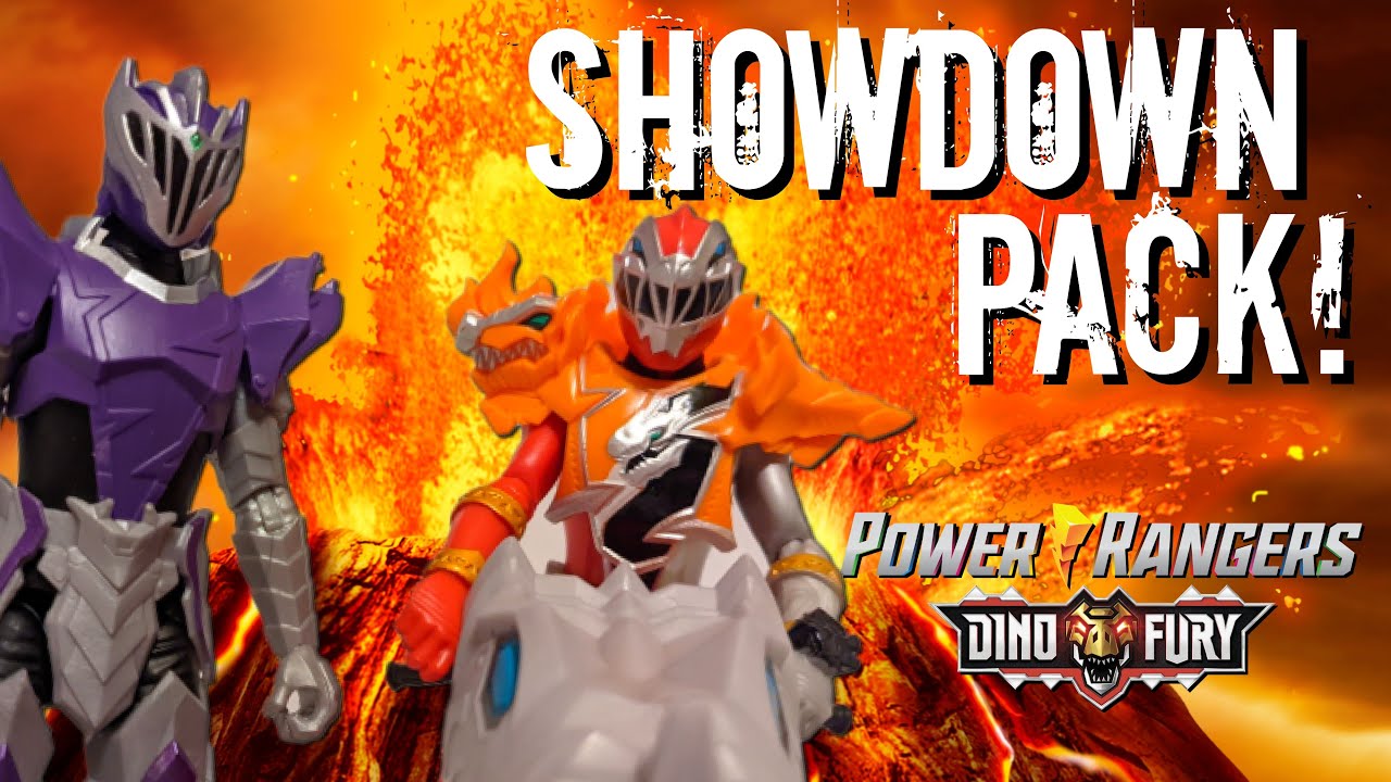 Power Rangers Dino Fury Showdown Pack! Blazing Battle Armor Red vs Void ...