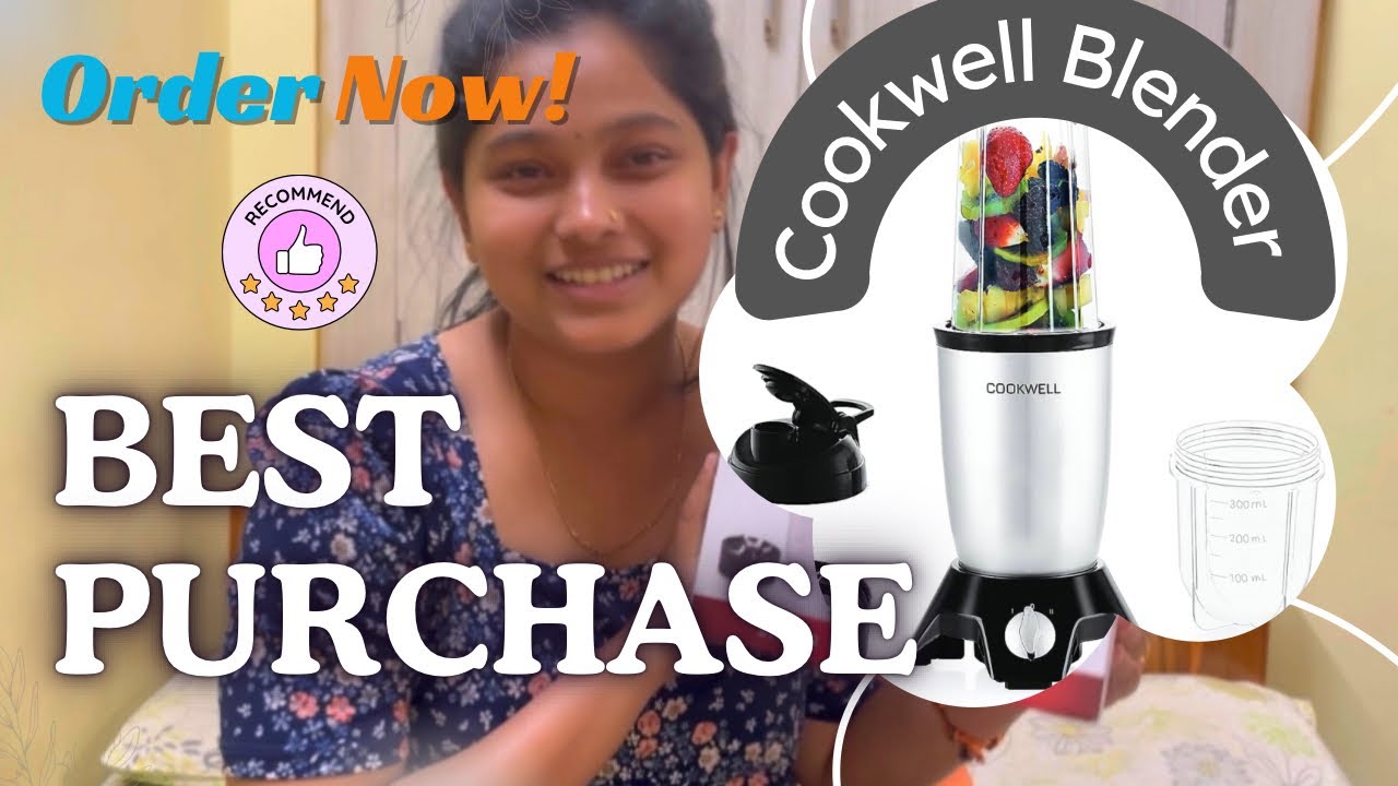 COOKWELL BLENDER REVIEW | BEST AMAZON PURCHASE | LINK IS IN THE ...