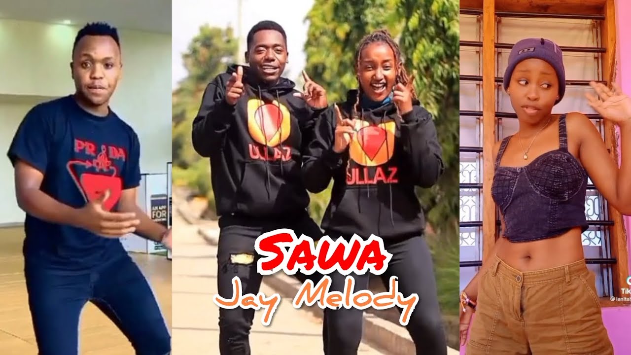 Jay Melody - Sawa 🥰 TikTok Dance Challenge Best Part 3 - YouTube