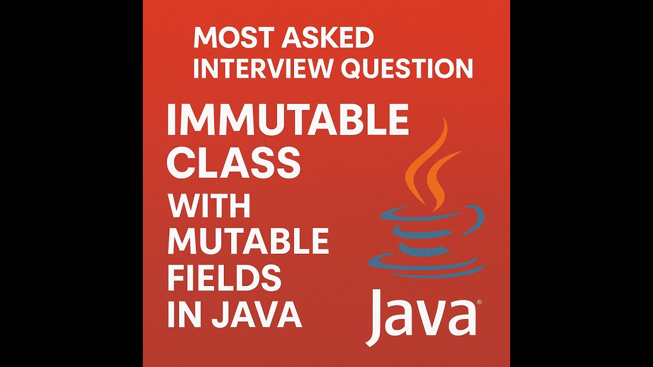 #ImmutableClass in Java Explained! Handling Mutable Fields ! # ...