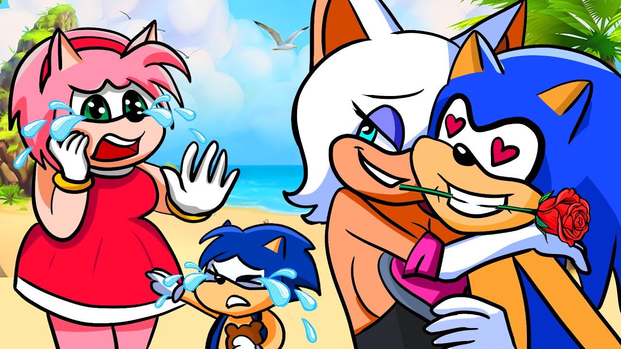 Sonic Fall In Love Rouge ? How About SHADOW & AMY?? No...Baby Sonic | Sonic The Hedgehog 3 ...
