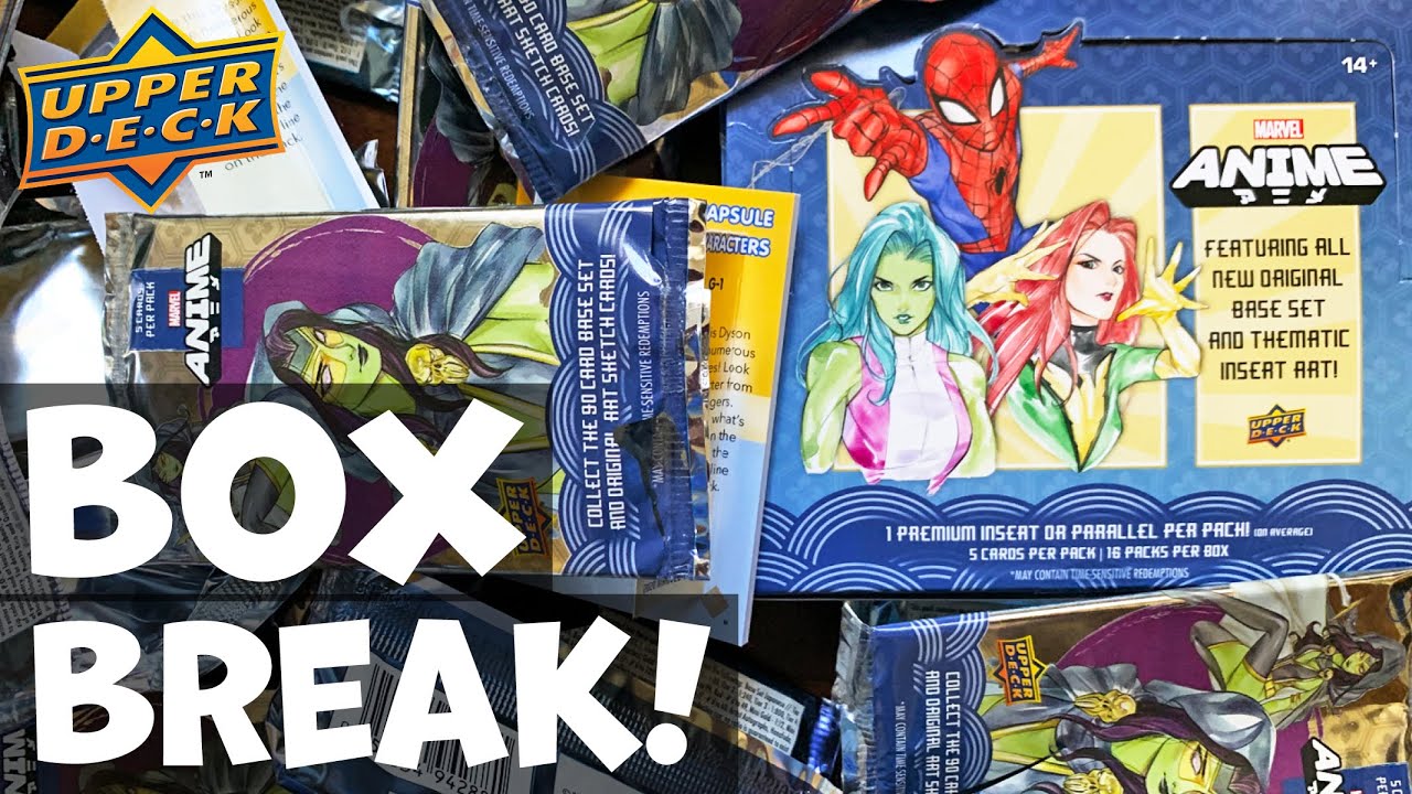 Marvel Anime Box Break HITS from Upper Deck (Peach Momoko Trading Card ...