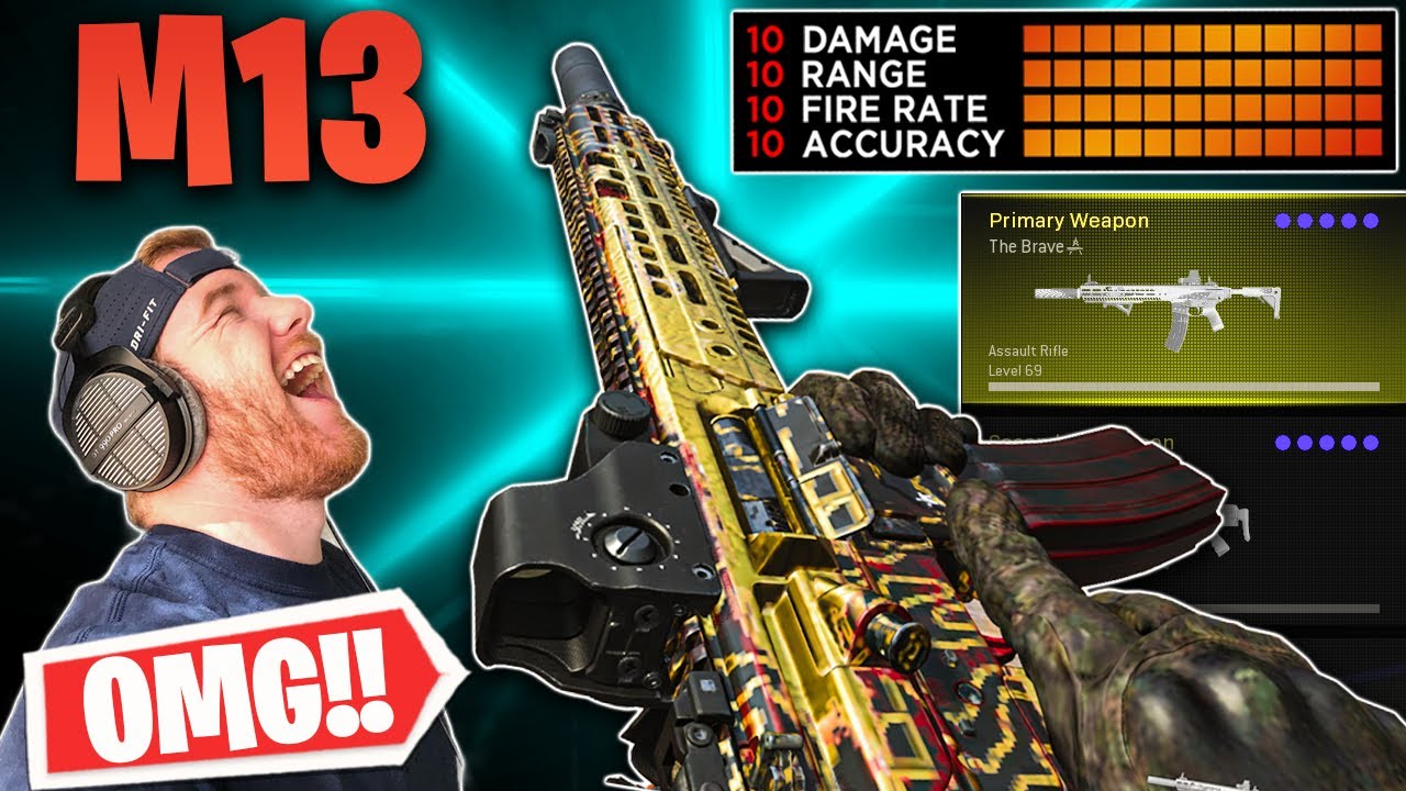 The M13 with the BLUE DOT is UNREAL!! the BEST M13 BUILD in WARZONE ...